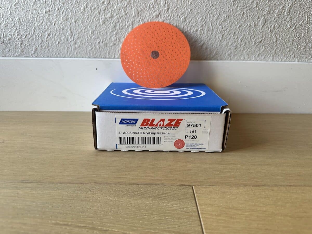 Norton 5" Blaze Multiair Cyclonic Discs | Flooring Sandpaper
